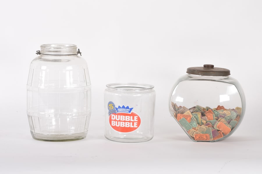 Antique Glass And Candy Jars Lot Of 3 at Gone Farmin' Spring Classic ...