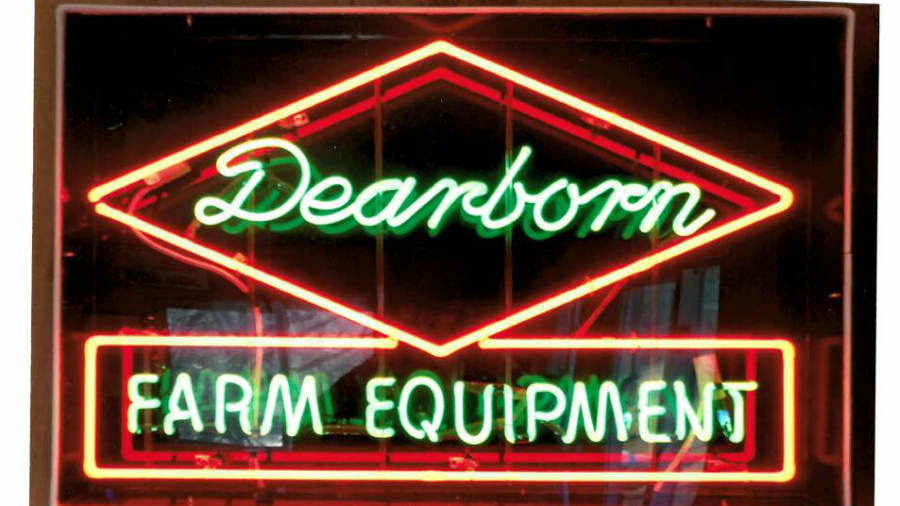 Dearborn Farm Equip Neon Window Sign 24 X 36 at Gone Farmin' Spring ...