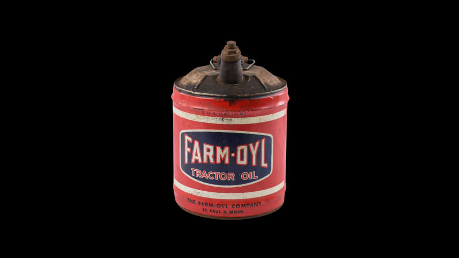 Farm-Oyl 5 Gallon Oil Can 18x12 for Sale at Auction - Mecum Auctions