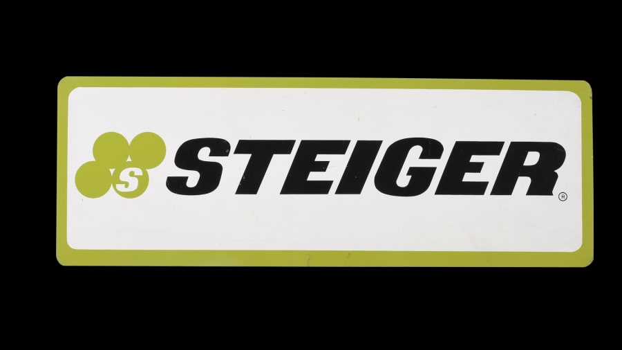 Steiger Double-Sided Sign 20x7 for sale at Davenport 2019 as M136 ...