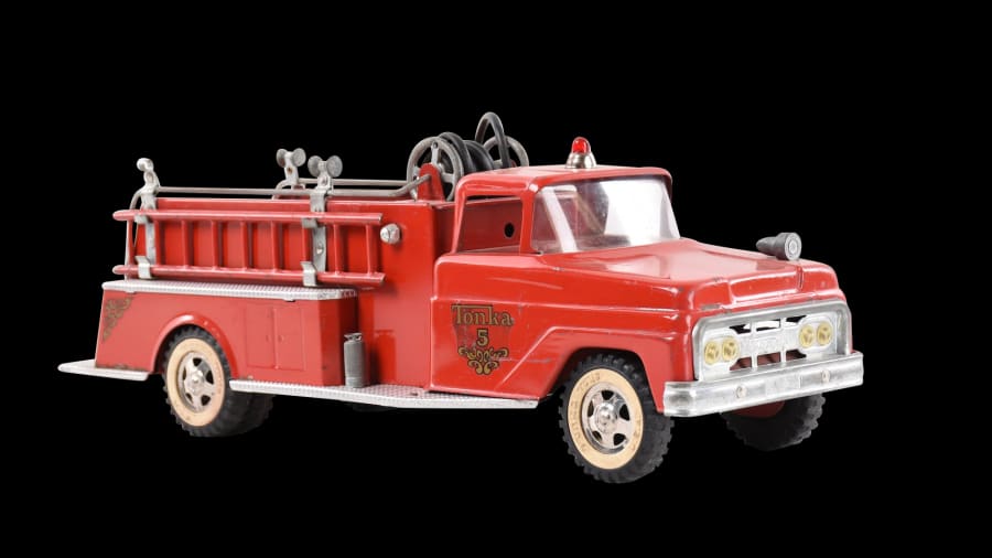 Number 5 Tonka Fire Truck at Davenport 2019 as M162 - Mecum Auctions