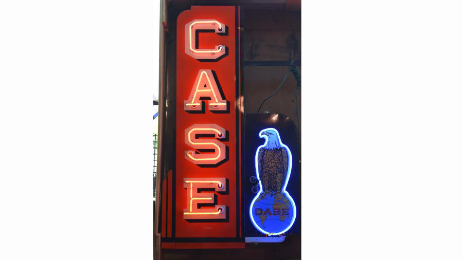 1940 Case Eagle Neon Sign SSPN 48x96 for Sale at Auction - Mecum Auctions