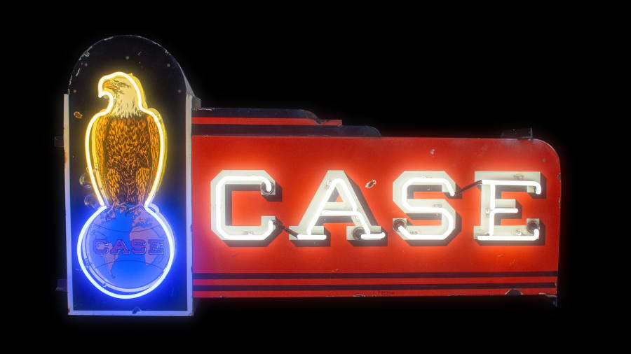 1930 Case Old Abe Neon Sign SSPN 72x40x14 for sale at Davenport 2019 as ...