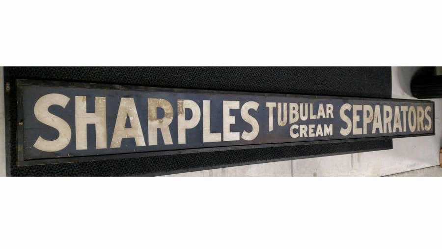 Sharples Tubular Cream Separator Original Smalt Sign at Davenport 2019 ...