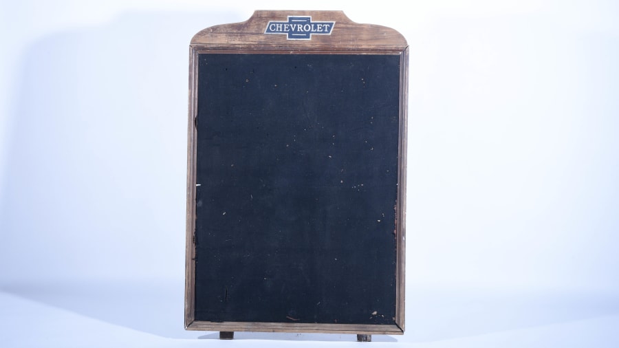 Chevrolet Display Board 38x55x4 at Davenport 2020 as T52 - Mecum Auctions