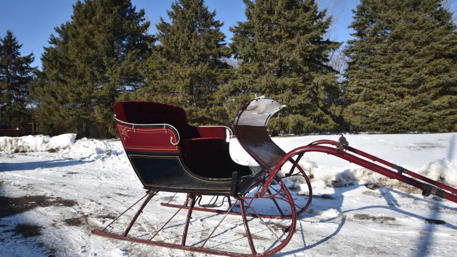 Portland Cutter Black And Red Sleigh for Sale at Auction - Mecum Auctions