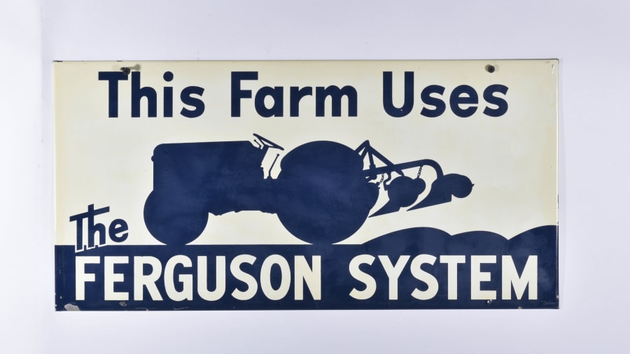 1940s The Ferguson System Implement Single-Sided Tin 22x11 at Davenport ...