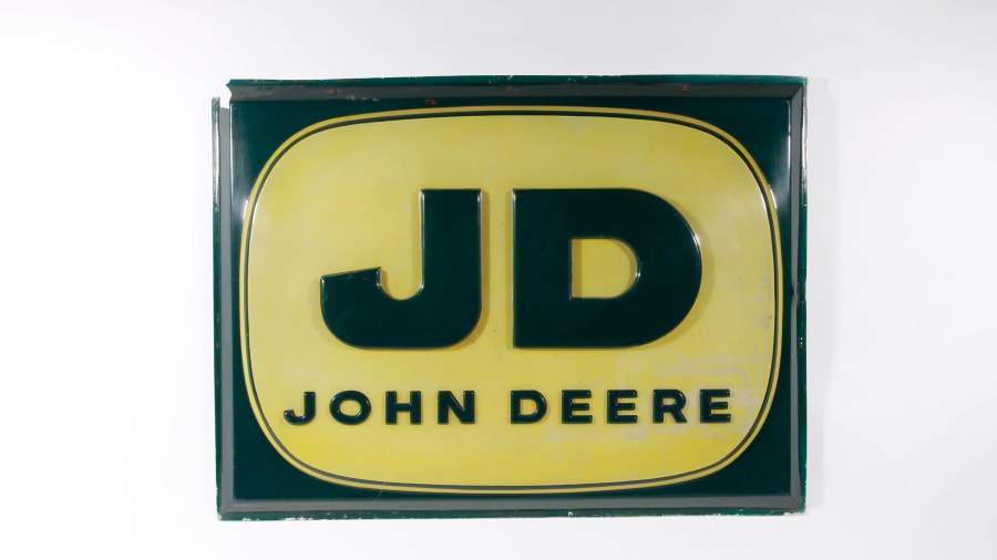 John Deere Plastic Pan Faced Lot Of 2 at Davenport 2020 as M79 - Mecum ...