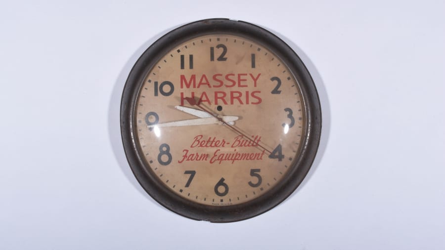 1950s Massey Harris Dealership Showroom Clock 15x6x15 at Davenport 2020 ...