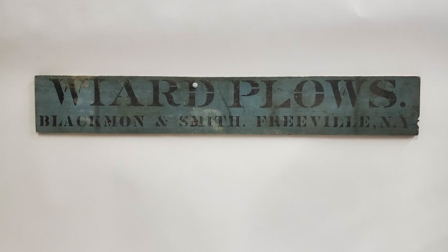 Early Wiard Plows Hand Painted Single-Sided Wooden 36x6 for Sale at ...