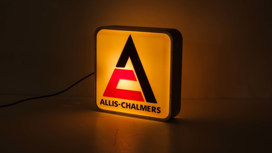 1960s Allis-Chalmers Double-Sided Light Up Dealer Sign for Sale at ...