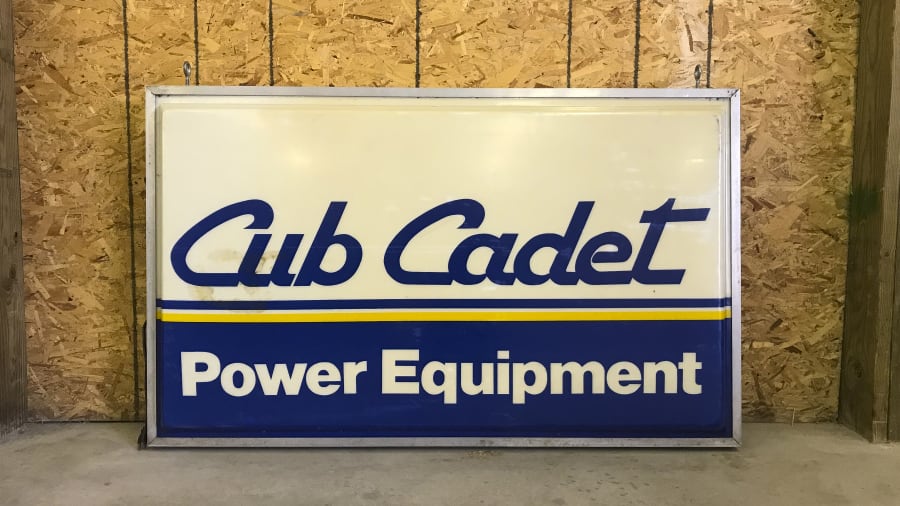 Cub Cadet Power Equipment Lighted Sign for Sale at Auction - Mecum Auctions