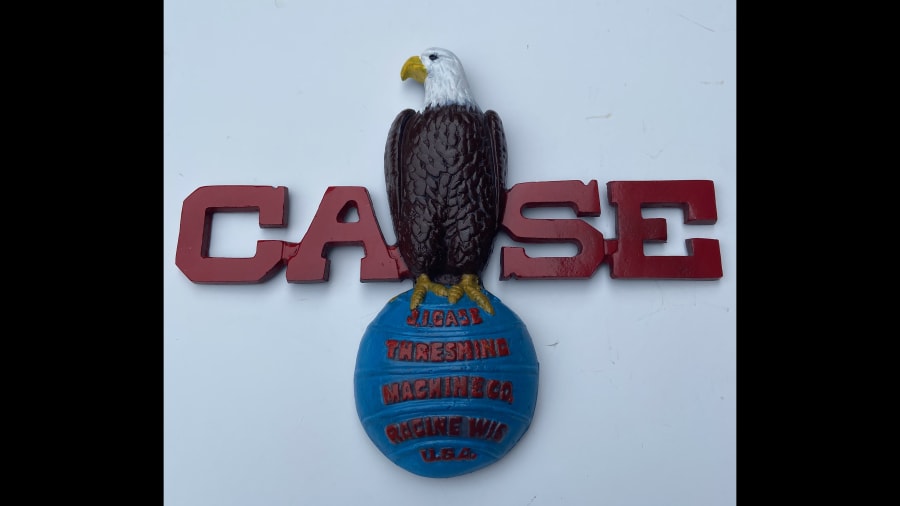 J.I. Case Cast Aluminum Emblem 18x14x2 for sale at Davenport 2020 as ...