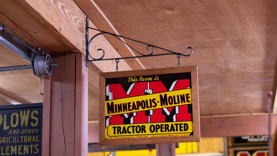 Minneapolis-Moline Double-Sided Tin Sign at Gone Farmin' Spring Classic ...