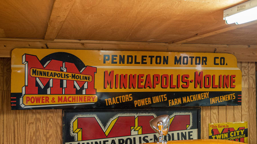 Minneapolis-Moline Single-Sided Tin Sign at Gone Farmin' Spring Classic ...