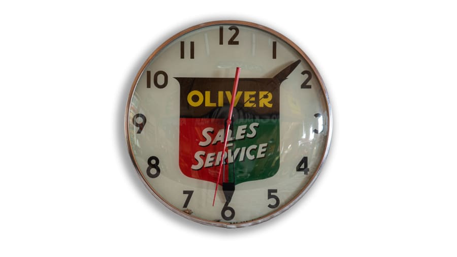 1960s Oliver Sales And Service Dealership Clock at Gone Farmin' Spring ...