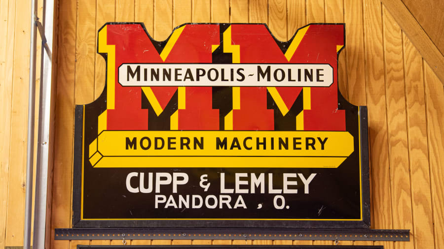 Minneapolis-Moline Single-Sided Tin Sign for sale at Gone Farmin ...