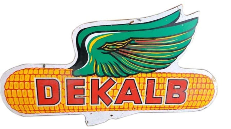 Dekalb Corn Double-Sided Composite Wood Sign at Gone Farmin' Spring ...
