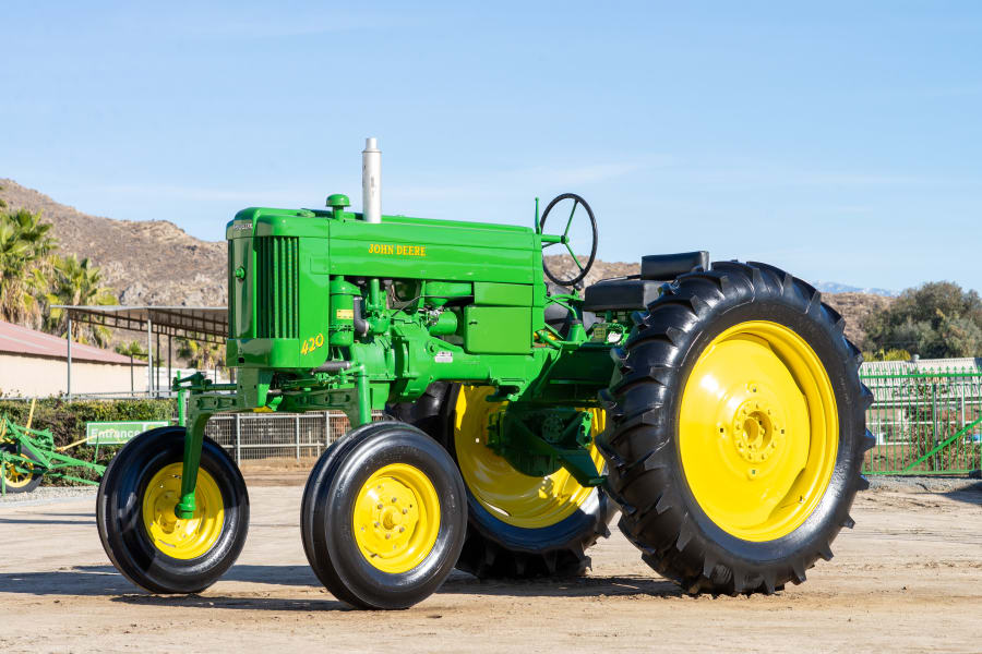 1956 John Deere 420 Hi-Crop at Gone Farmin' Spring Classic 2021 as T83 ...