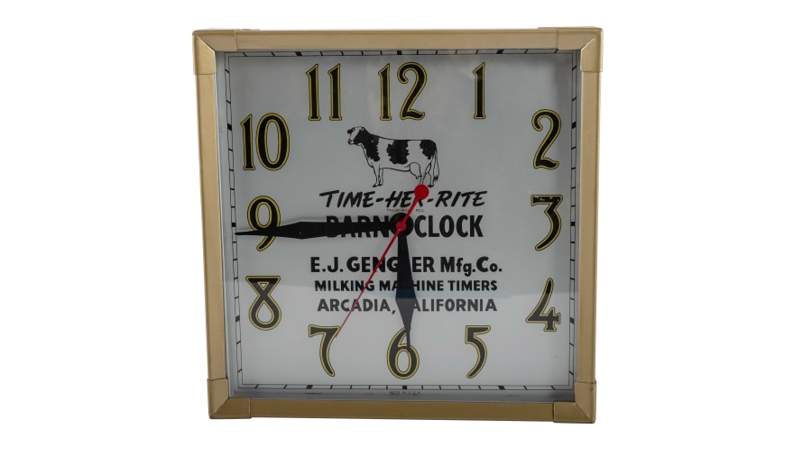 Time-Her-Rite Barn Clock for Sale at Auction - Mecum Auctions
