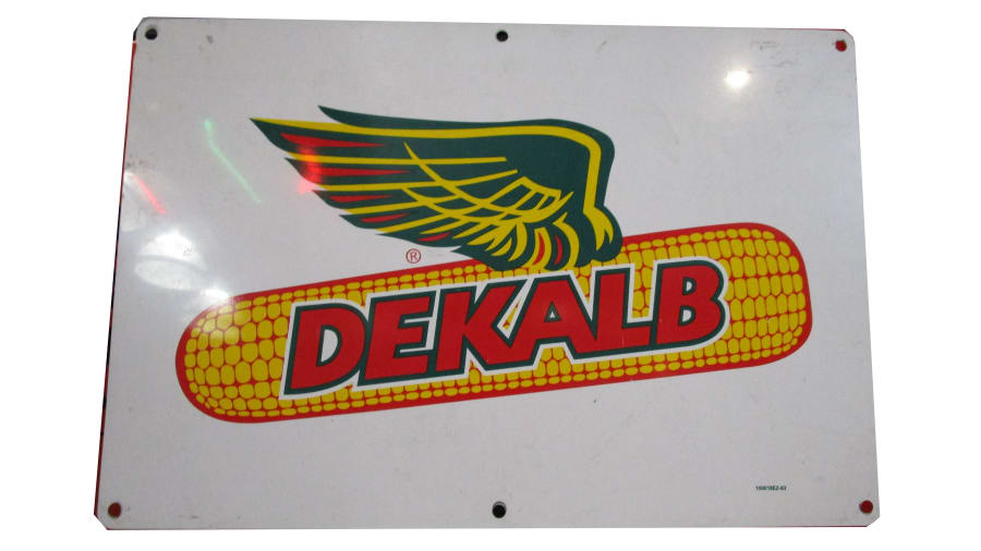Dekalb and Asgrow Double-Sided Tin Sign at Gone Farmin' Spring Classic ...
