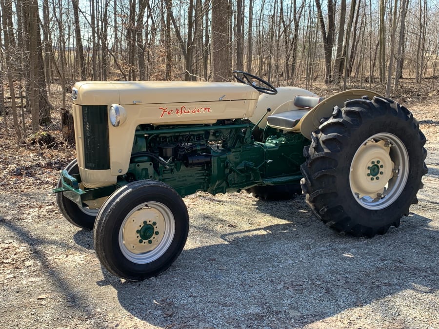1956 Ferguson 40 Green Belly at Gone Farmin' Spring Classic 2022 as ...