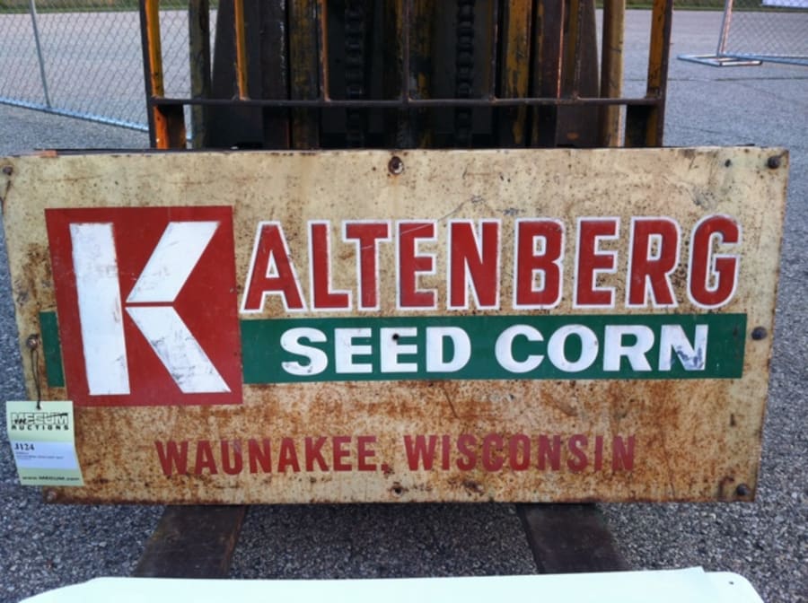 Kaltenberg Seed Corn Sign for Sale at Auction - Mecum Auctions