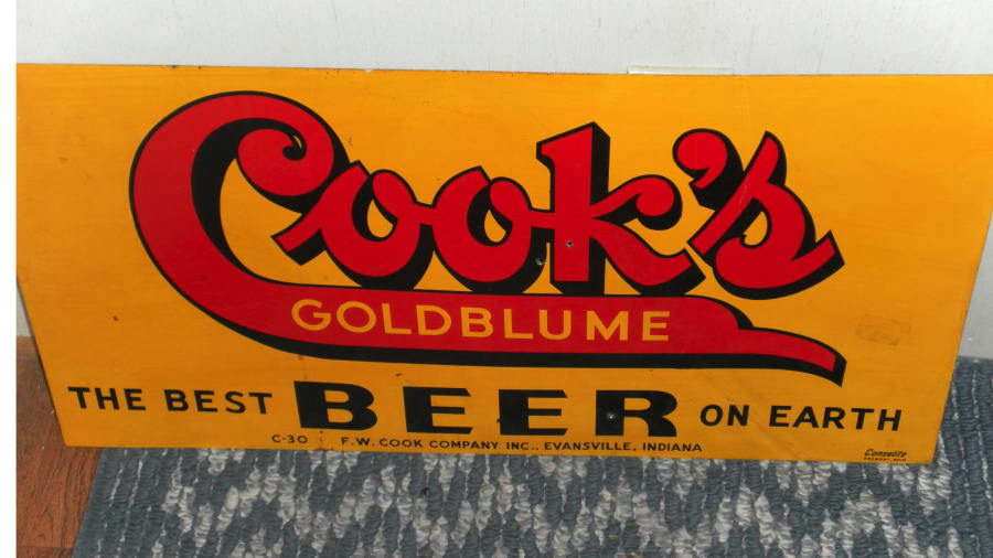 Cooks Beer Sign 2 Sided for Sale at Auction - Mecum Auctions