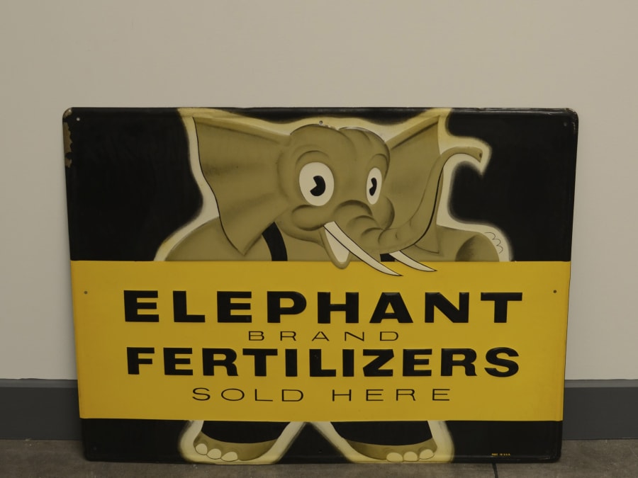 Elephant Fertilizers SST Embossed 30x40 at Gone Farmin' Iowa Spring ...