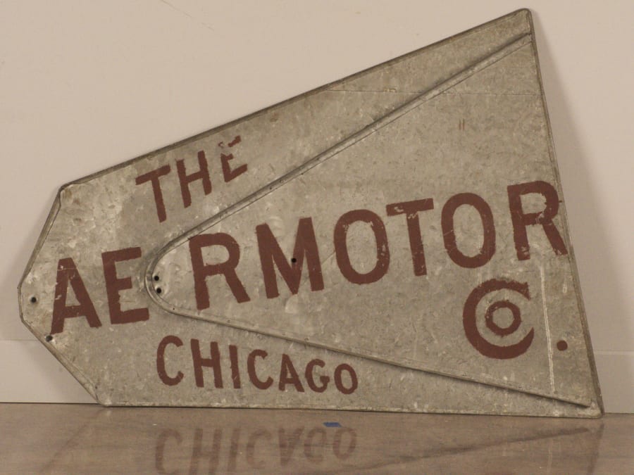 Aermotor Windmill Tail 49x37 at Gone Farmin' Walworth 2013 as M321 ...