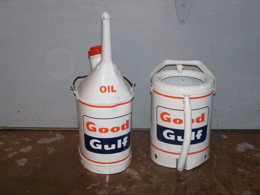 2 Good Gulf Oil Cans at Gone Farmin' Iowa 2013 as M163 - Mecum Auctions