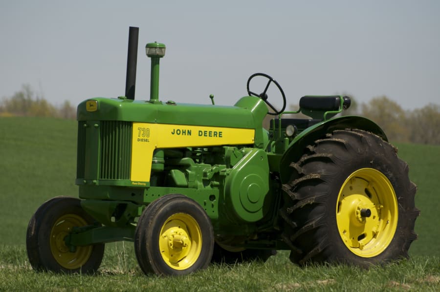 1959 John Deere 730 Diesel at Gone Farmin' Nashville 2014 as S85 ...