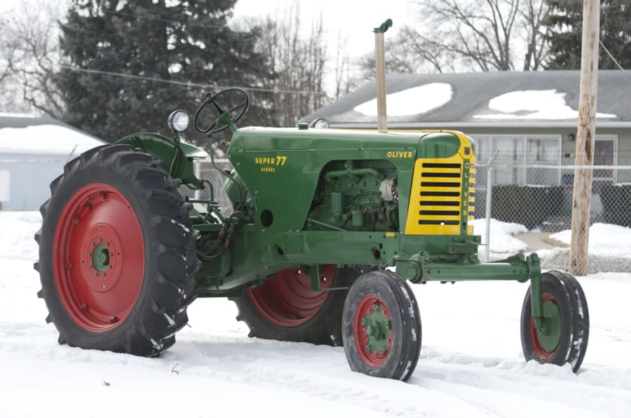 1956 Oliver Super 77 at Gone Farmin' Spring Classic 2015 as S130 ...