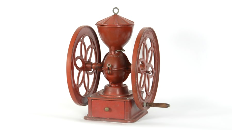 Red Coffee Grinder Coffee Grinder 23x27x20 at Gone Farmin' Nashville ...