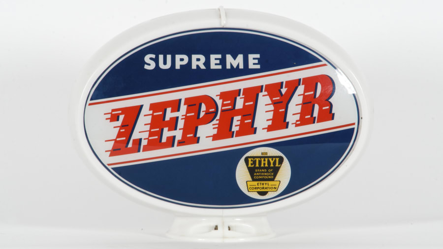 Supreme Zephyr Gas Pump Globe for Sale at Auction - Mecum Auctions