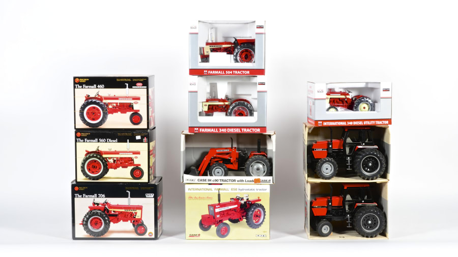 Lot Of 10 Case IH Scale Models New In Box at Gone Farmin' Iowa Premier ...
