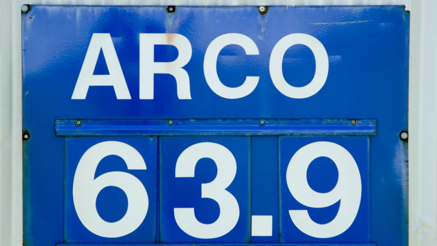 Arco Gasoline SSP Gas Price Board 36x48 at Gone Farmin' Iowa Premier ...