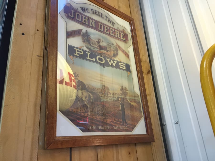 John Deere Plow Sign at Gone Farmin' Iowa Premier 2015 as M357 - Mecum ...