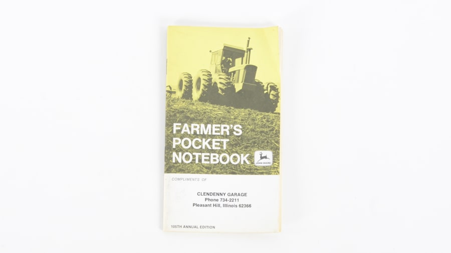 John Deere Farmers Pocket Notebooks Lot Of 3 at Shorewood 2016 as M197 ...