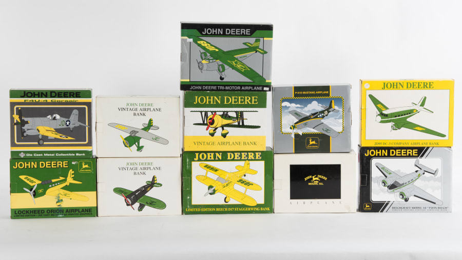 John Deere Planes Lot Of 11 at Davenport 2016 as F167 - Mecum Auctions