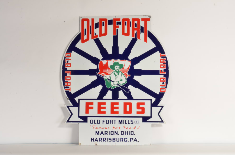 Old Fort Sign SSP 39.5x47.5 at Davenport 2016 as M126 - Mecum Auctions