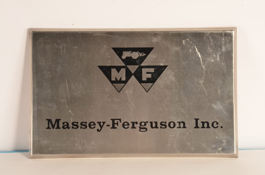 Massey-Ferguson Dealership Plaque Stainless Steel 21x13.5 at Davenport ...