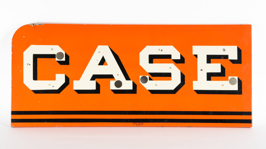 Case sign 54.25x23 at Davenport 2016 as M204 - Mecum Auctions