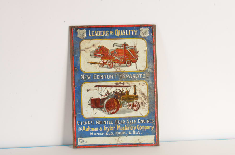 Aultman Taylor Sign SSTE 14x20 for Sale at Auction - Mecum Auctions