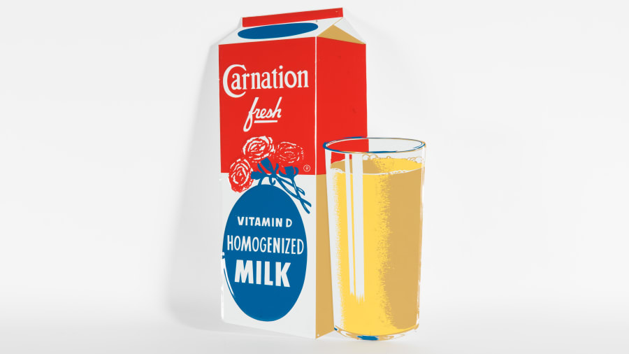 Carnation Fresh Milk Sign SSTE 16.75x28 at Davenport 2016 as M225 ...