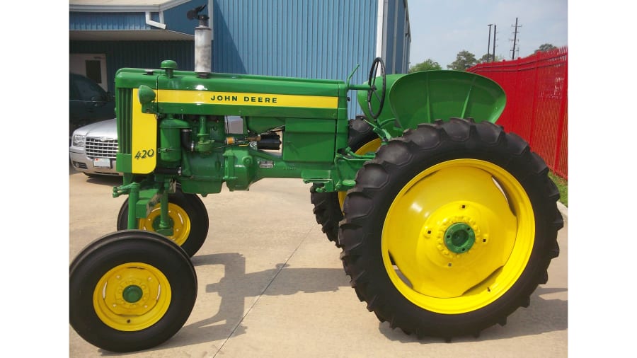 1956 John Deere 420H at Gone Farmin' Iowa Premier 2017 as S80 - Mecum ...