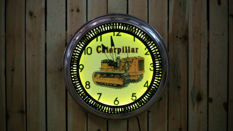 Caterpillar Neon Clock 20-in for Sale at Auction - Mecum Auctions