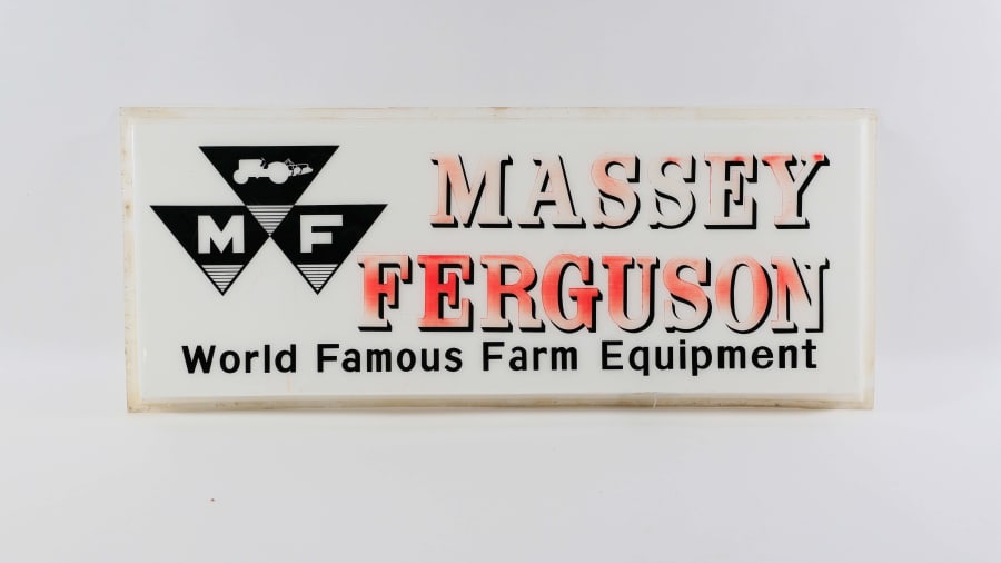 Massey Ferguson Sign 70x28x5 at Gone Farmin' Iowa Premier 2018 as M327 ...