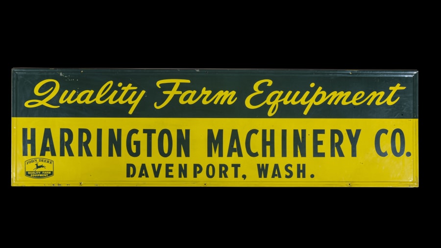 1950s John Deere Quality Farm Equipment Dealership Sign 118x24 for sale ...