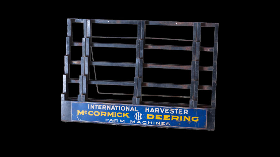 Early International Harvester McCormick-Deering Brpchure Display Rack ...